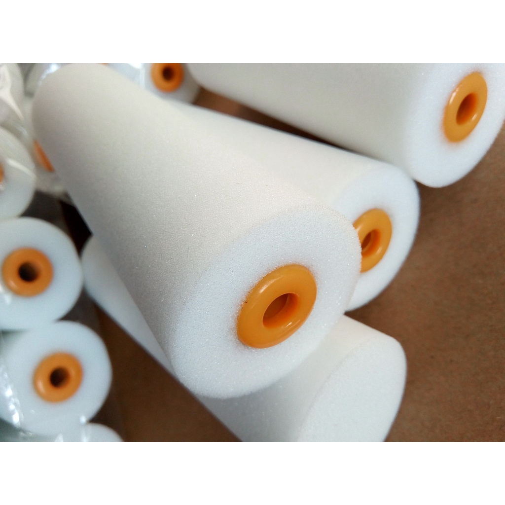 Roller paint roller Cotton and Foam With Handle (10pcs) | Shopee ...