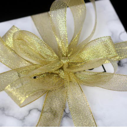 Metallic gold silver ribbon 33 yards per roll | Shopee Philippines