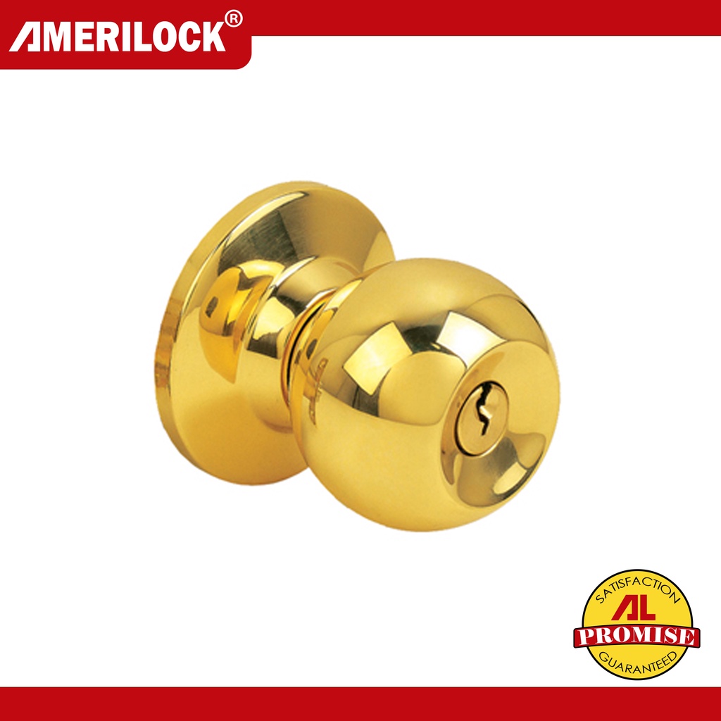 AMERILOCK Door Knob for Bedroom Keyed Entry Lockset (AL 587) Carolina ...