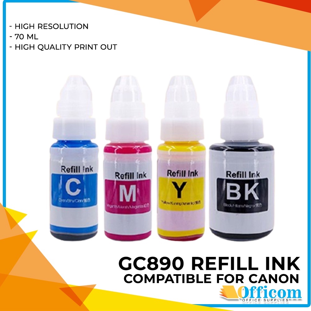 Canon Refill Ink GC890 70ml (G1800 | G2800 | G3800 | G1000 | G2000 ...