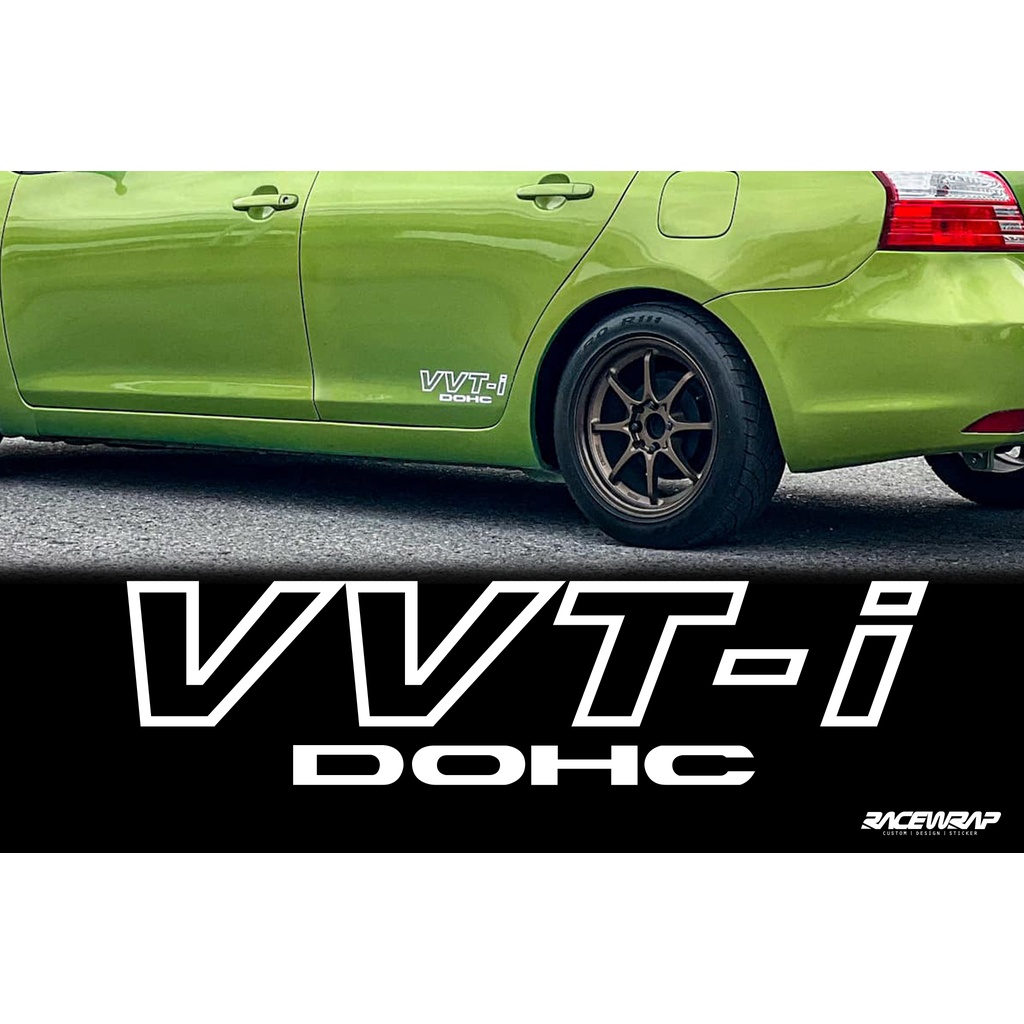Car Sticker " VVTI-DOCH" Used To Fit toyota vios yaris Or Other Benzyl ...