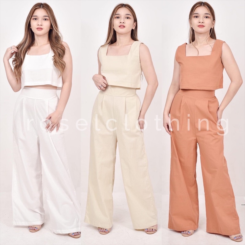Square Neck Coordinates | Shopee Philippines