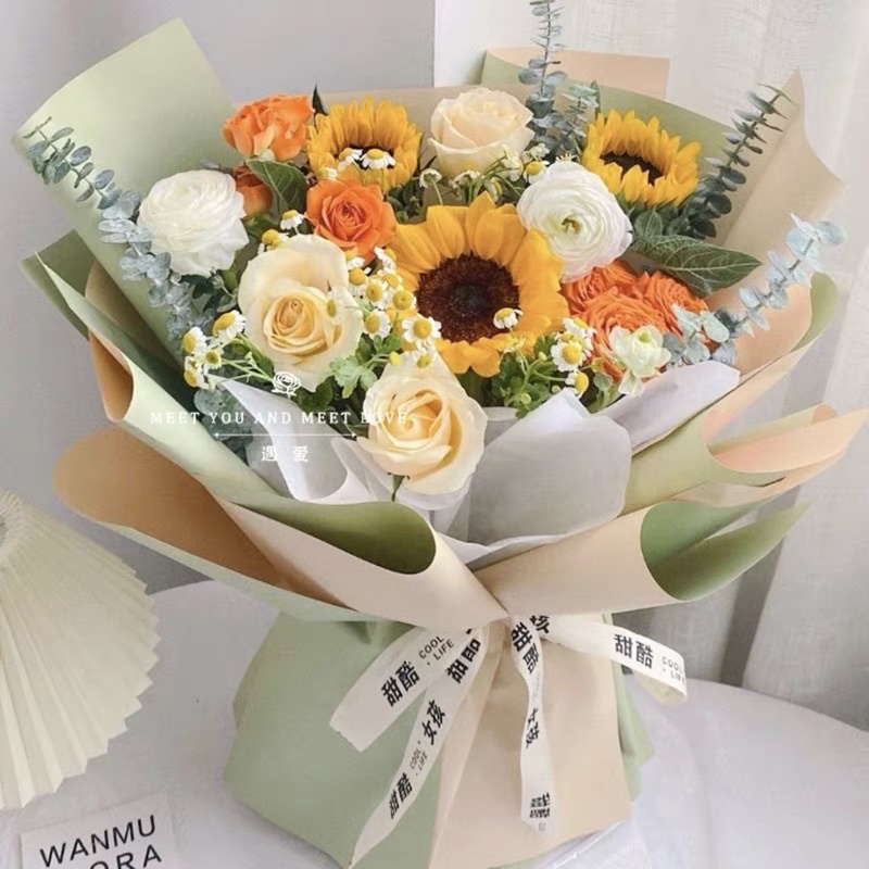 20pcs Two-Sided Wrappers Flower Bouquet Wrappers | Shopee Philippines