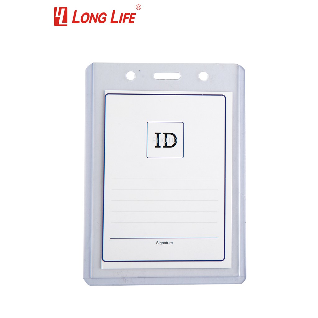 Long Life Memo ID Jacket Big 8cmx10.7cm Clear HV83 (50Pcs) | Shopee ...