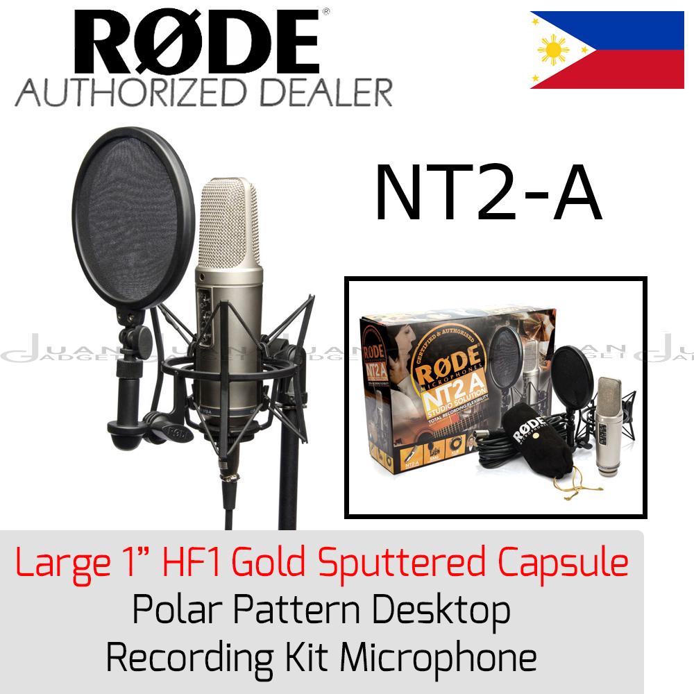 Rode NT2-A Professional Studio Recording Kit Condenser Microphone Large ...