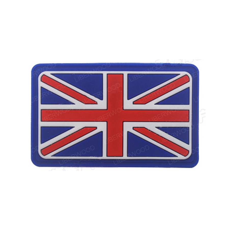 PVC Flag Patch Union Jack Czech Spain France Germany Italy American USA ...