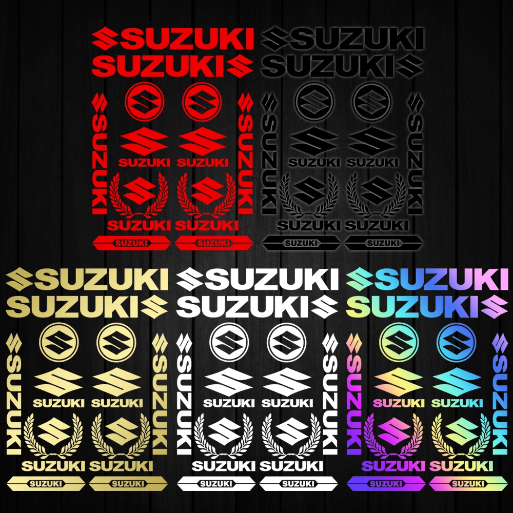 Suzuki Motorcycle Sticker Car Body Sticker Waterproof Sun Protection ...