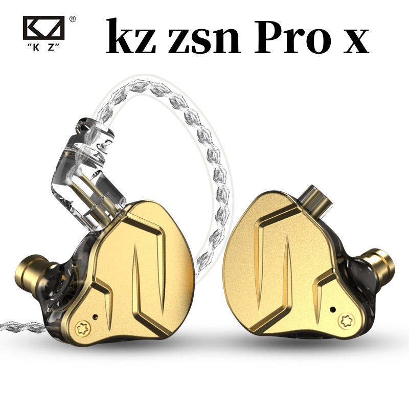 Kz ZSN Pro-X Earphones 1ba+1dd Hybrid Double Magnetic Dynamic New ...