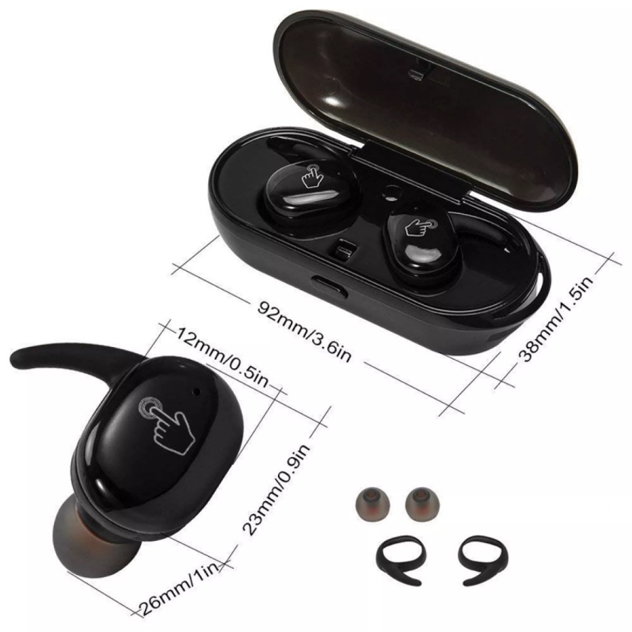 Original Y30 TWS Wireless Bluetooth Earphones with Microphone,Touch ...