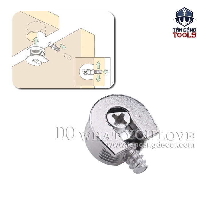 50 Rafix Short Linked Steel Cam Screws | Shopee Philippines