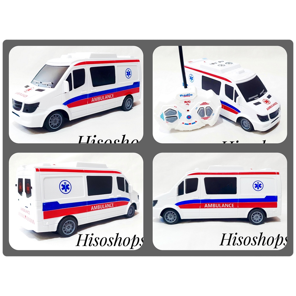 CITY EXPRESS R/C 6-Way Wireless Remote Control Ambulance Toy Car For ...