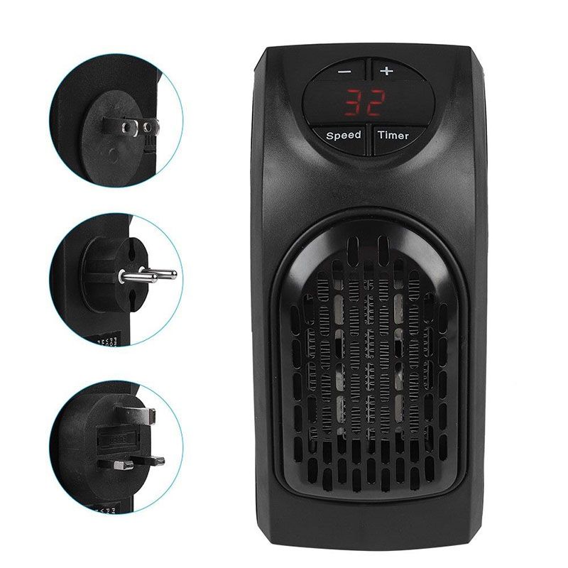 Handy Efficient Electric Warm Fan Mini Office Room Blower Air Heater ...