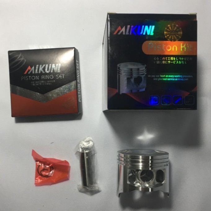 Motorcycle Piston Kit (Piston + Ring) (Wave, CG, Wind, XRM, Mio, TMX ...
