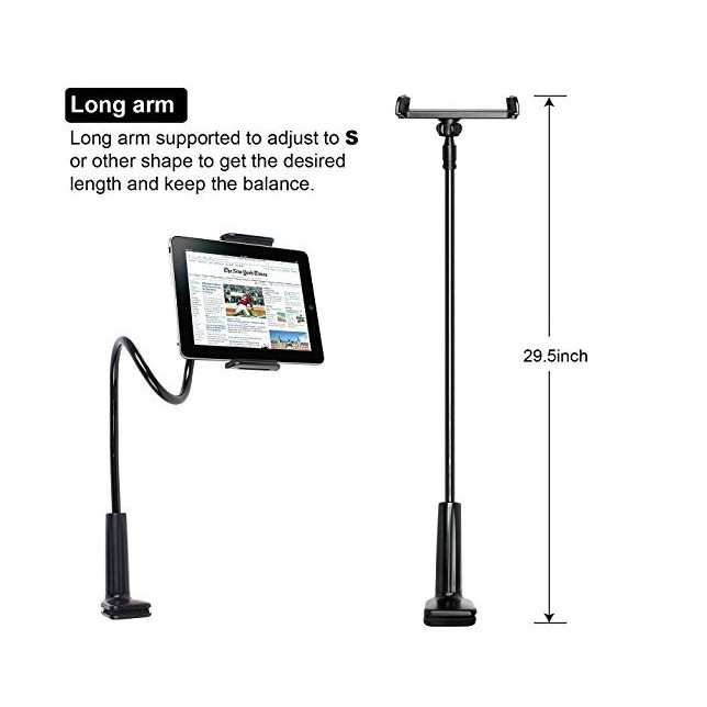 Awei X3 Flexible Lazy pod Stand Mount Mobile Phone Holder for Mobile ...