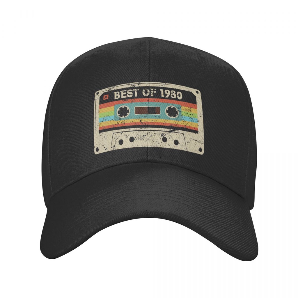 2022 Custom Best Of 1980 Cassette Baseball Cap Breathable Vintage 42Th ...