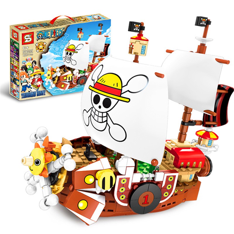 One Piece Thousand Sunny Ship compatible Building Bricks and Block ...