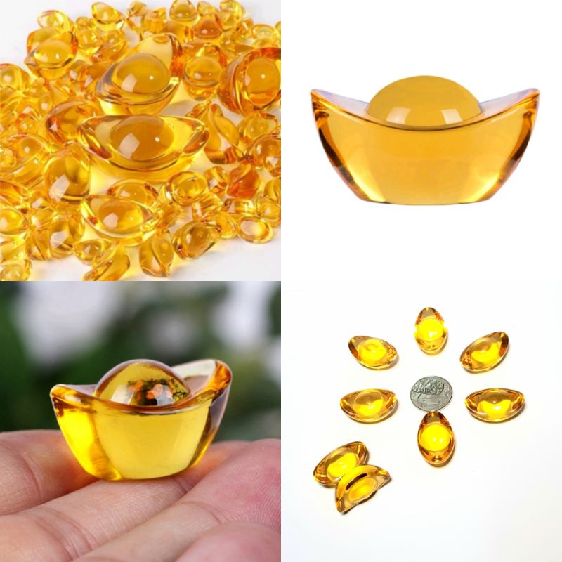 Lucky fengshui citrine money bar ingot display | Shopee Philippines