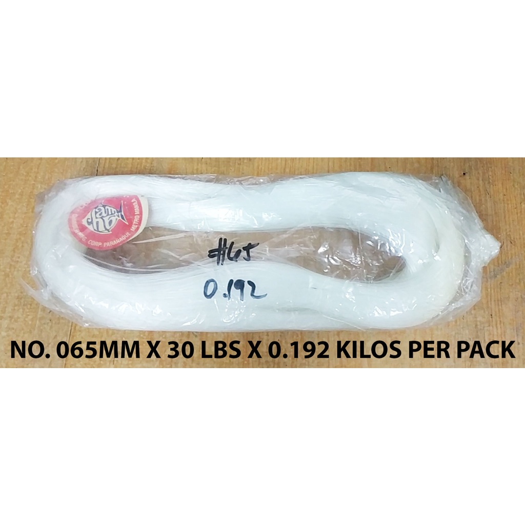 NYLON STRING NO. 065MM X 30 LBS ( 0.192 KILOS PER PACK ) MONOLINE TANSI ...