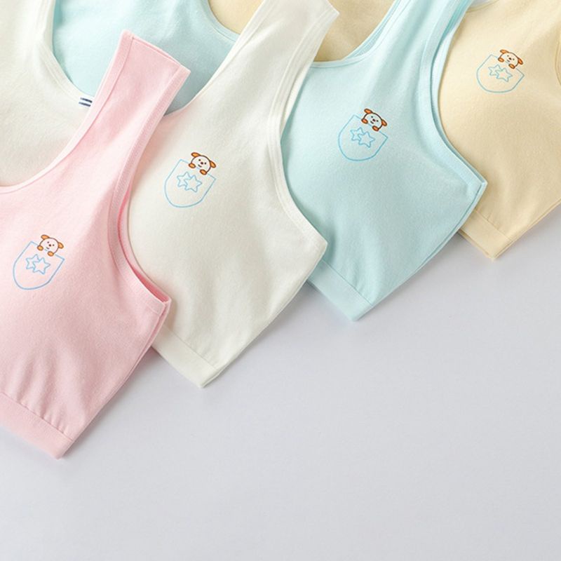 Baby Bra Padded Kids Girls Bra Cotton Padded Bra Developing (9-18 Years ...