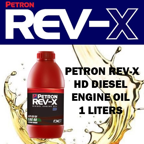 PETRON REV-X HD Diesel Engine Oil SAE 40 1 LITER | Shopee Philippines