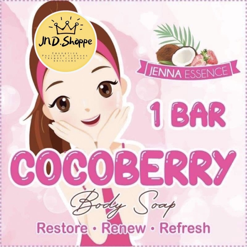 Cocoberry Soap Trial Bar by Jenna Essence | Shopee Philippines
