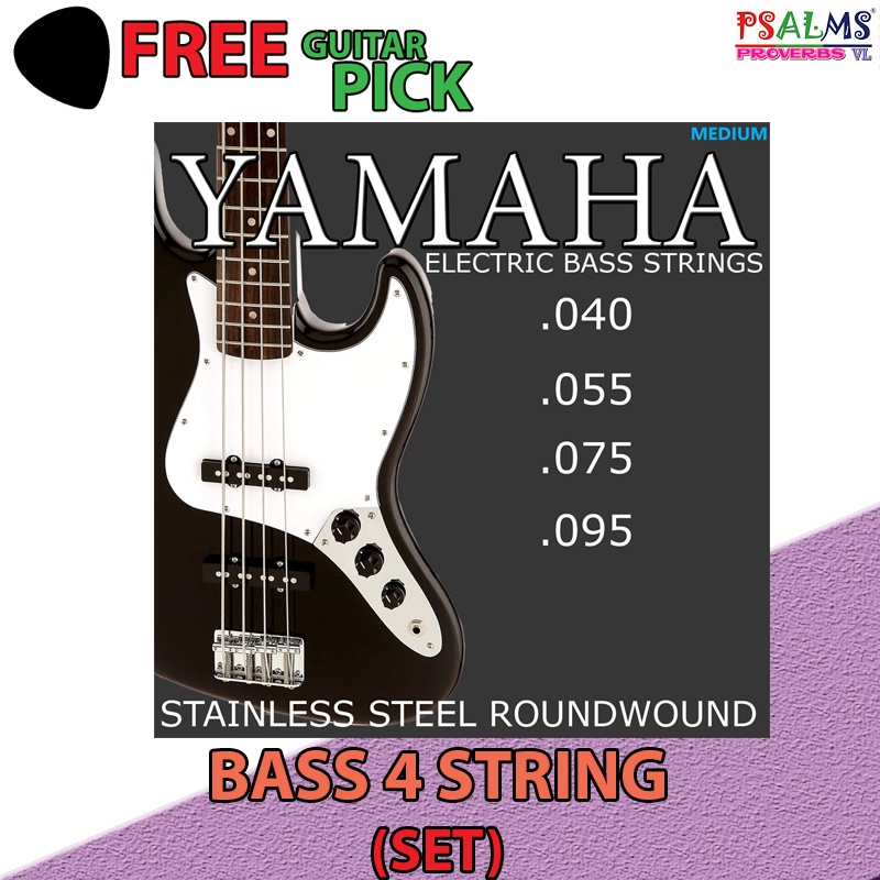 Bass guitar string (4 strings/1set)-YAMAHA | Shopee Philippines