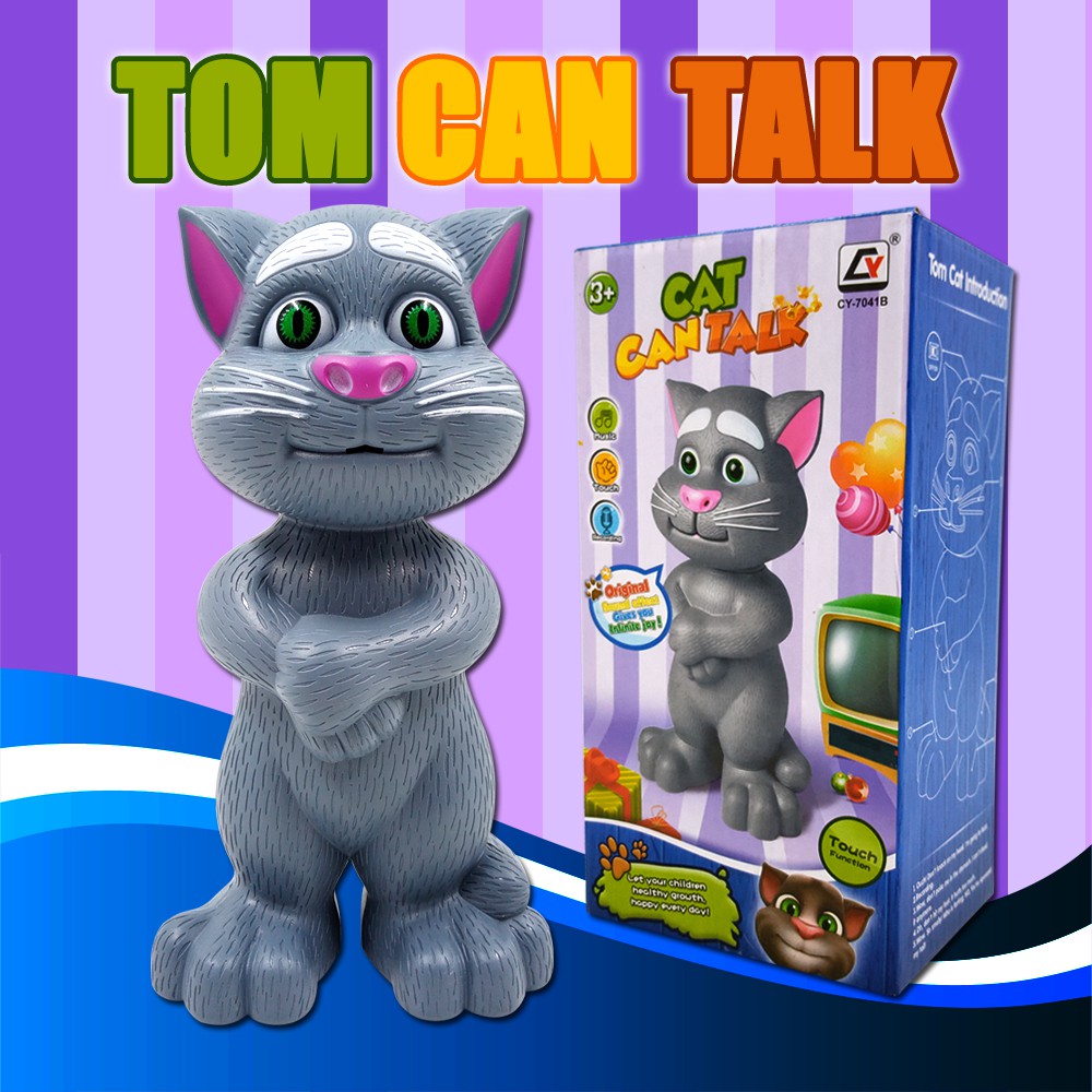 Talking Small TOM Touch Mimic Voice with Responding Robot Action Figure ...