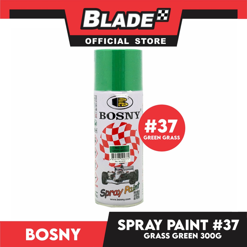 Bosny Spray Paint Grass Green #37 300g | Shopee Philippines