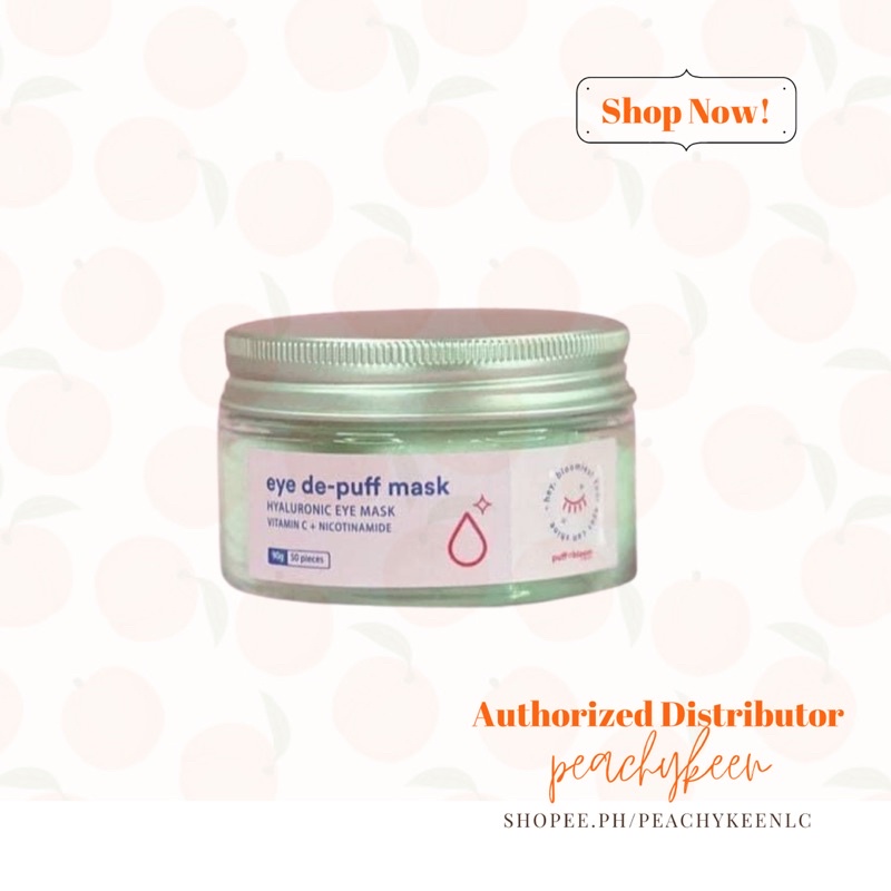 Puff and Bloom - Eye de-puff Mask - Hylauronic Eye Mask with Vitamin C ...