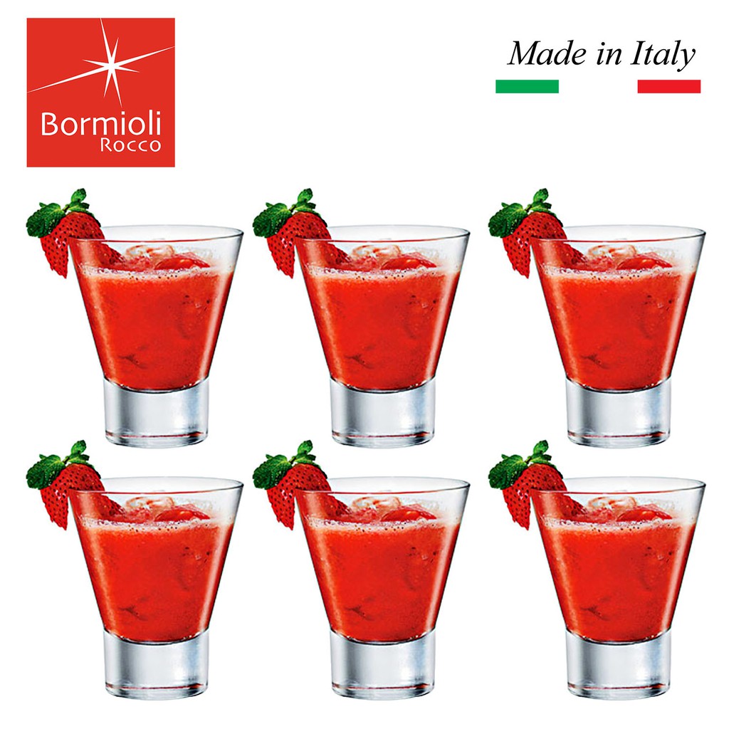 Bormioli Rocco Ypsilon 6pc Pre-Dinner Glass 25cl Dessert Bowl Set ...