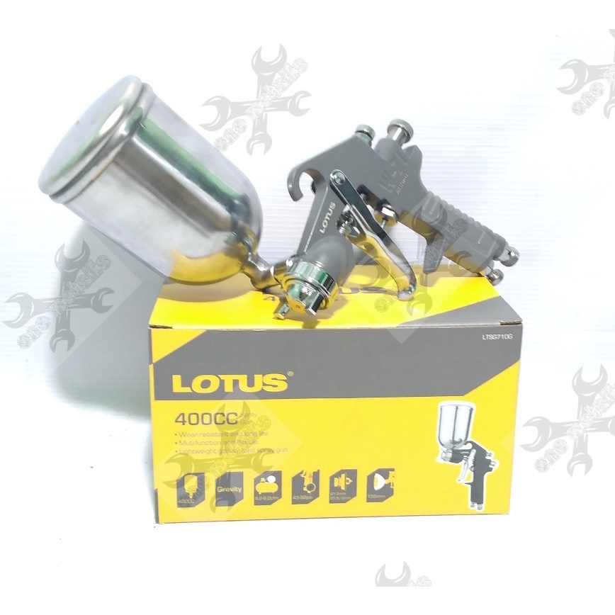 Lotus 400CC Spray Gun (Gravity) (LTSG710G) | Shopee Philippines