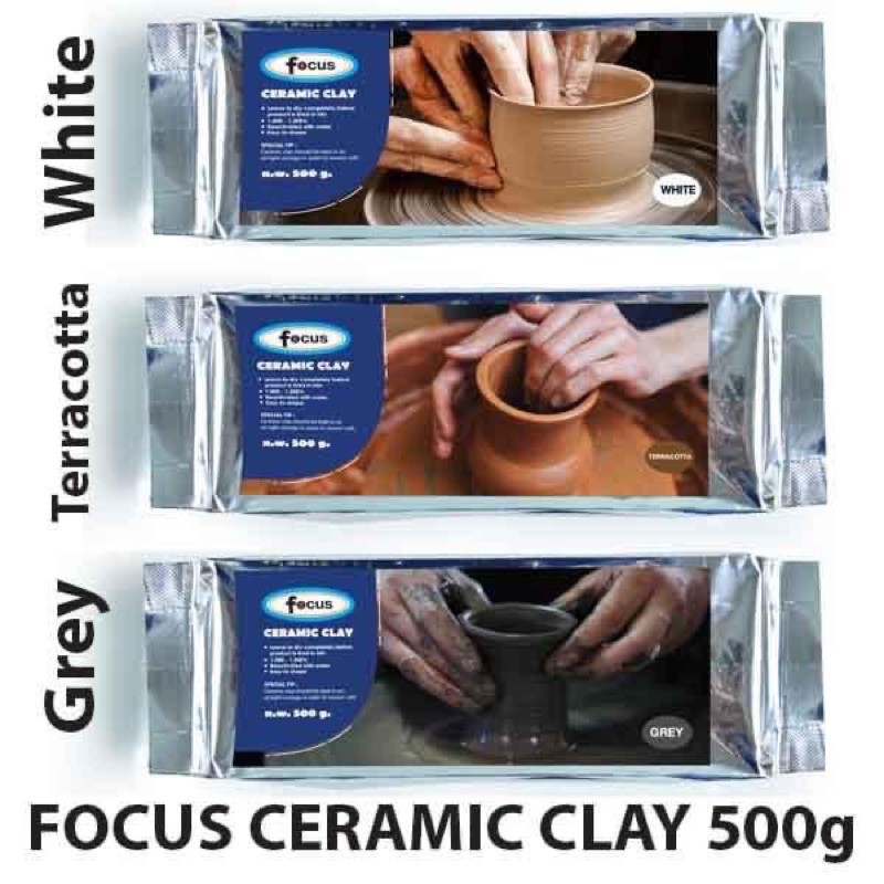Focus Ceramic Clay 500grams | Shopee Philippines