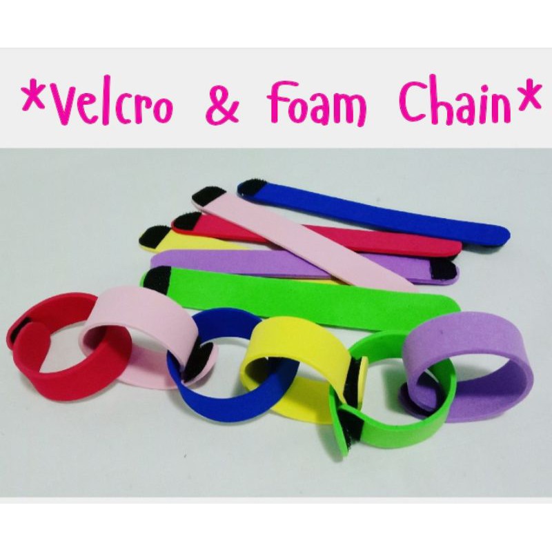 Educational Toys Velcro Foam Chain / Foam Chain Toys | Shopee Philippines