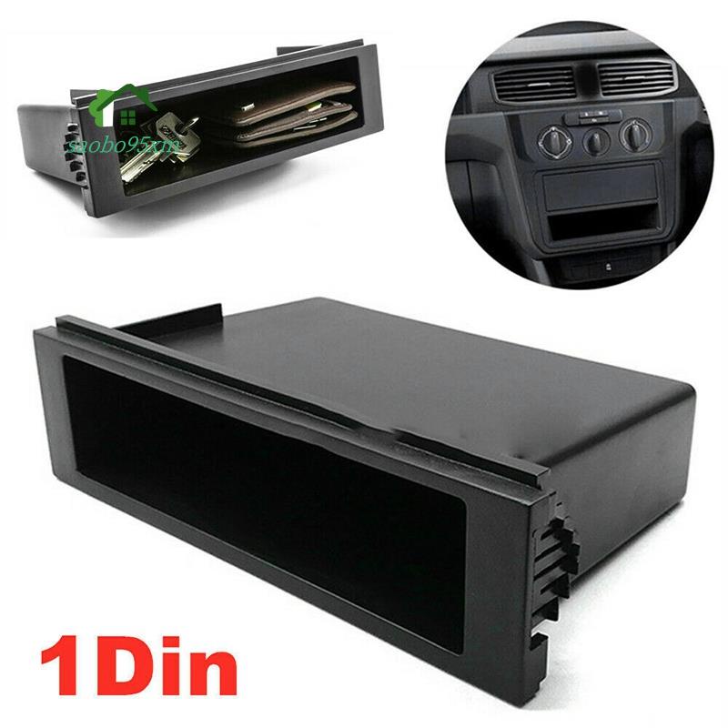 Universal Car Double 1 Din Dash Cup Holder Storage Box Plastic for ...