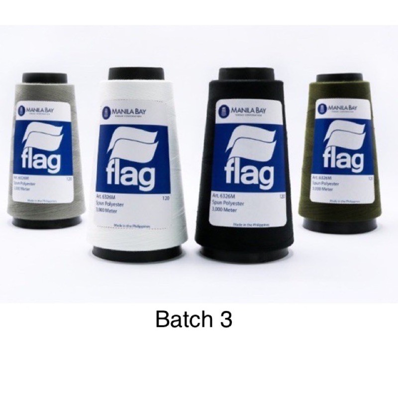 Flag Spun Polyester Ticket 120 Sewing Thread (3rd batch) | Shopee ...