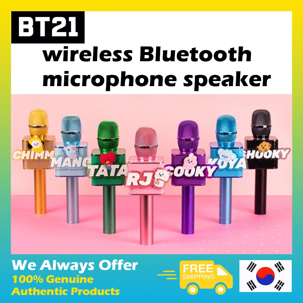 [BTS/BT21] Royche BT21 baby wireless Bluetooth microphone speaker_MANG KOYA SHOOKY RJ COOKY ...