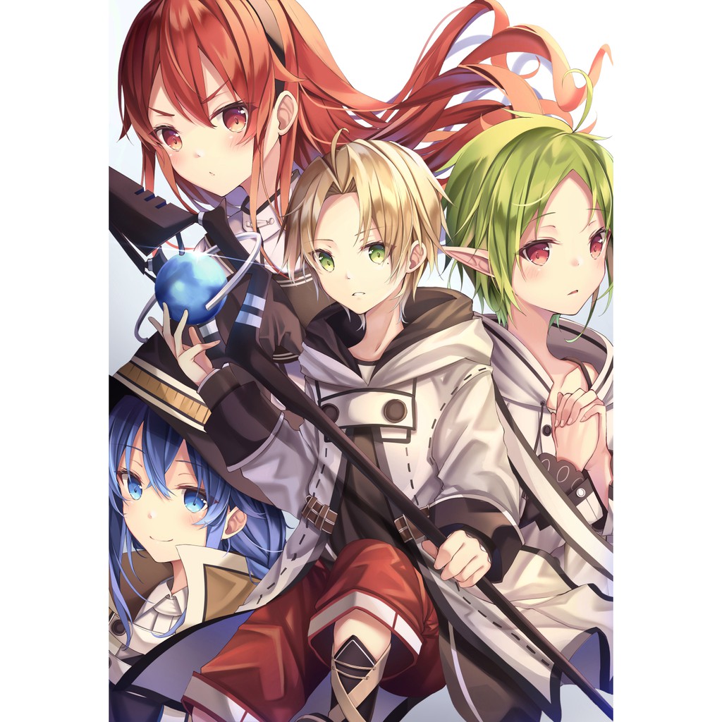 Mushoku Tensei: Jobless Reincarnation Posters / Japanese Anime A4 Size ...