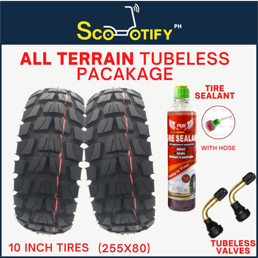 Mober S10 10x3 Tubeless Tire Package | Off Road | All Terrain | City ...