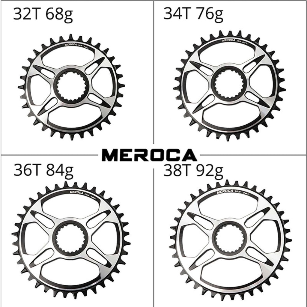 MEROCA Snail Chainring for Shimano Direct Mount 12s 12 speed oval round ...