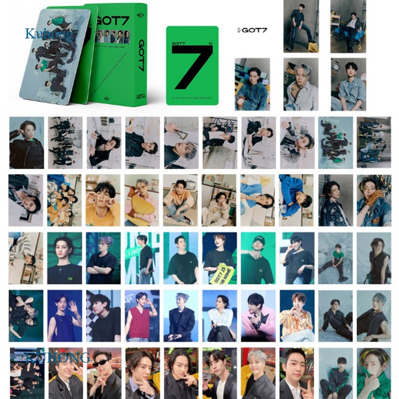 KUHONG 55Pcs/Set Kpop GOT 7 Album GOT7 Lomo Cards Photocards Album Fans ...