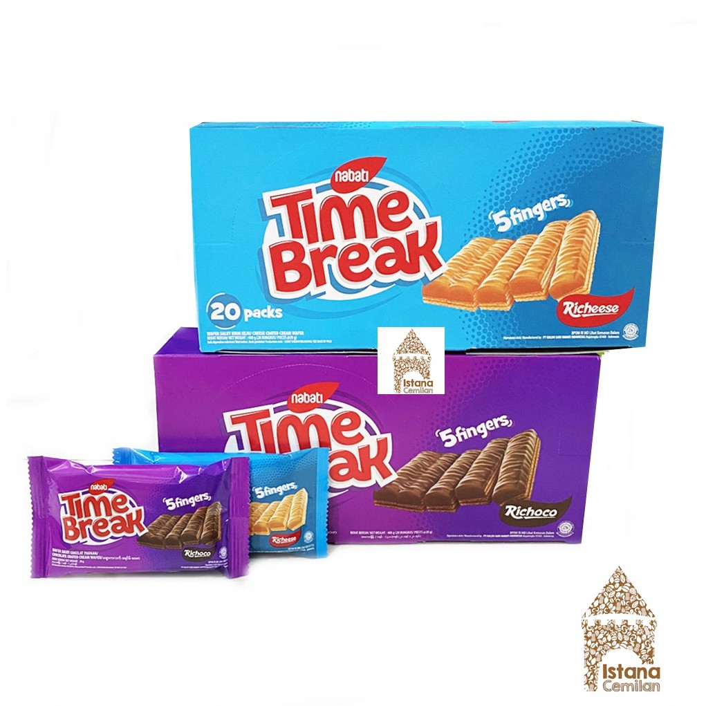 Nabati Time Break Richoco Richeese/ Banana PACK (20 pcs) | Shopee ...