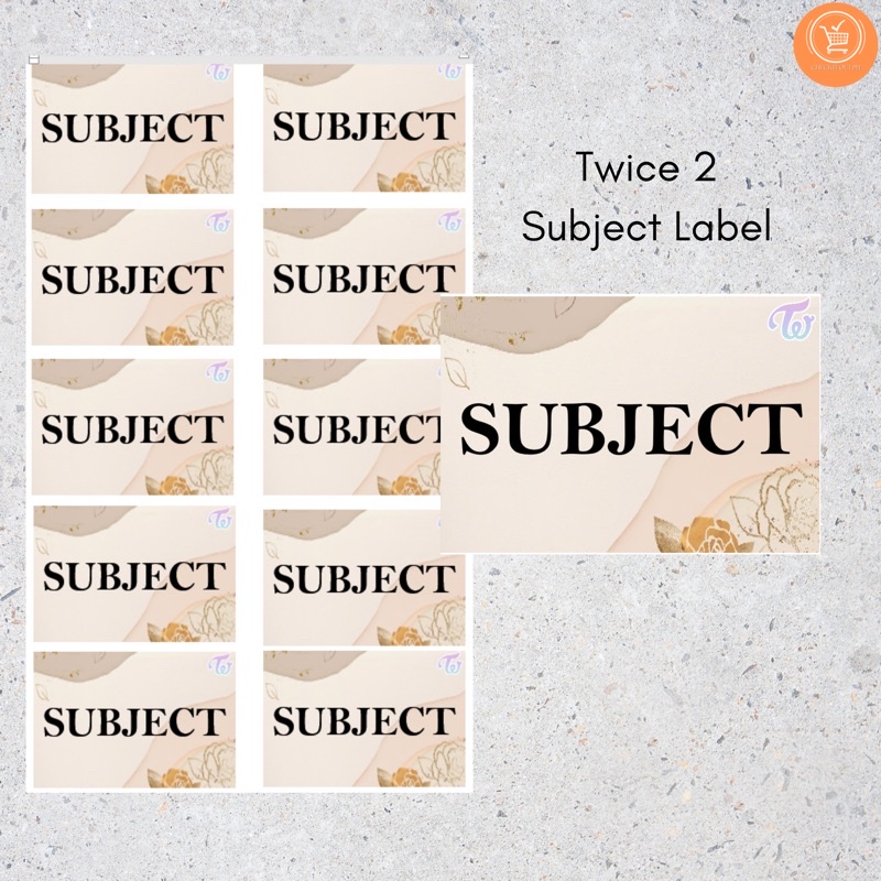 20 pcs Name, 12pcs Subject Sticker Label Kpop Designs Personalized ...
