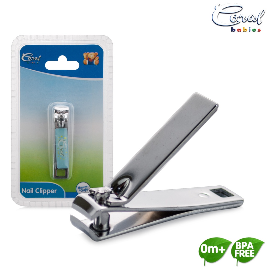 Coral Babies Infant Stainless Steel Nail Clipper/Nail Cutter/Nail ...
