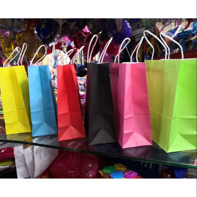 18.5cm*25.5cm*9.5cm Paper bag with handle (1pck 12pcs) | Shopee Philippines