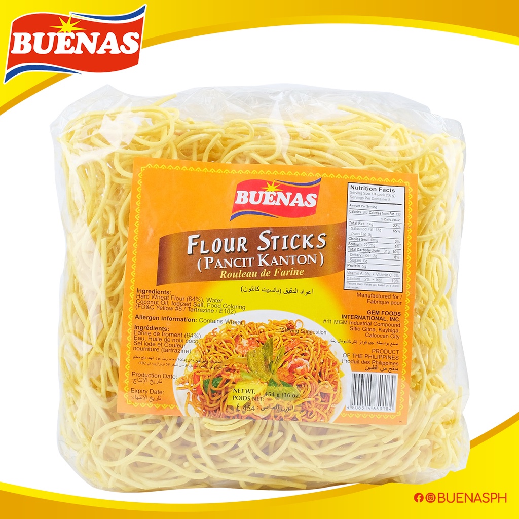 Buenas Pancit Canton 454g and 272g | Shopee Philippines