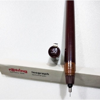 Rotring Rapido Isograph Pen 0.50 mm | Shopee Philippines
