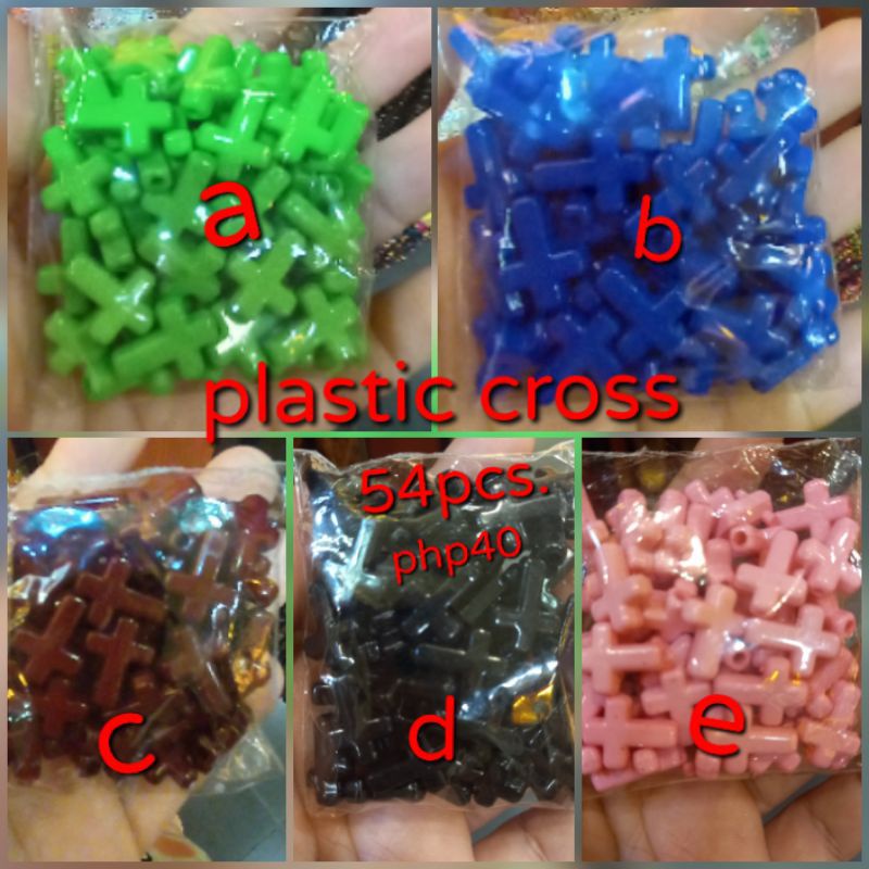 Plastic cross sold per pack 54pcs. | Shopee Philippines