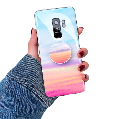 Casing with Pop Socket Samsung Galaxy S7 edge S8 S9 S10 plus S10e Soft ...