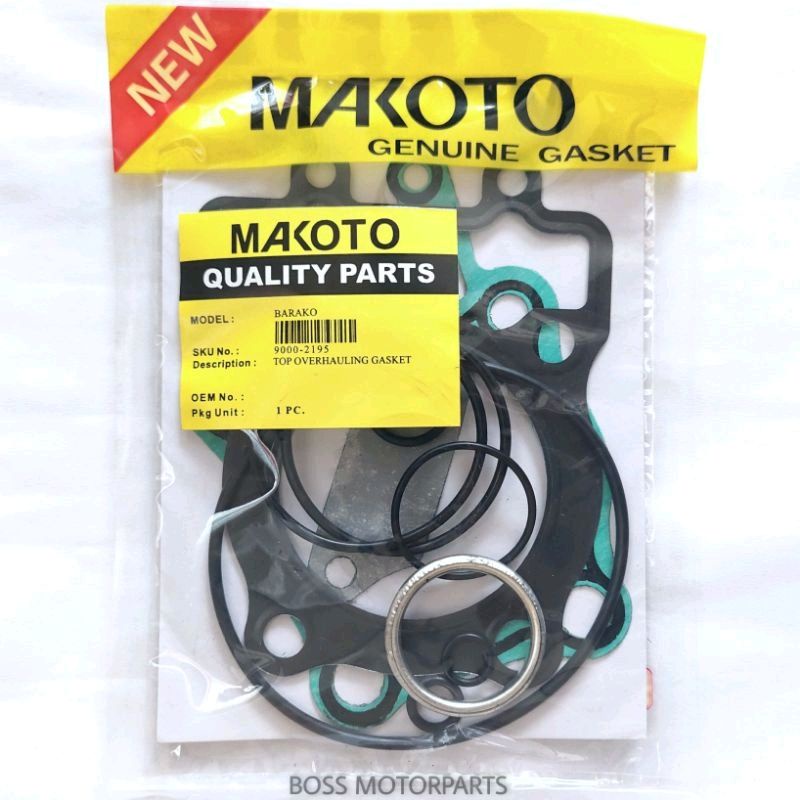 MAKOTO Top Overhauling Gasket For XRM/Wave 125, XRM/WAVE110,TMX155/125 ...