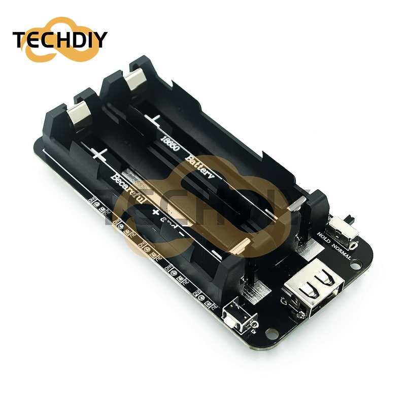 Two Voltage 18650 Lithium Battery Shield V8 Mobile Power Expansion Board Module 5V/3A 3V/1A ...